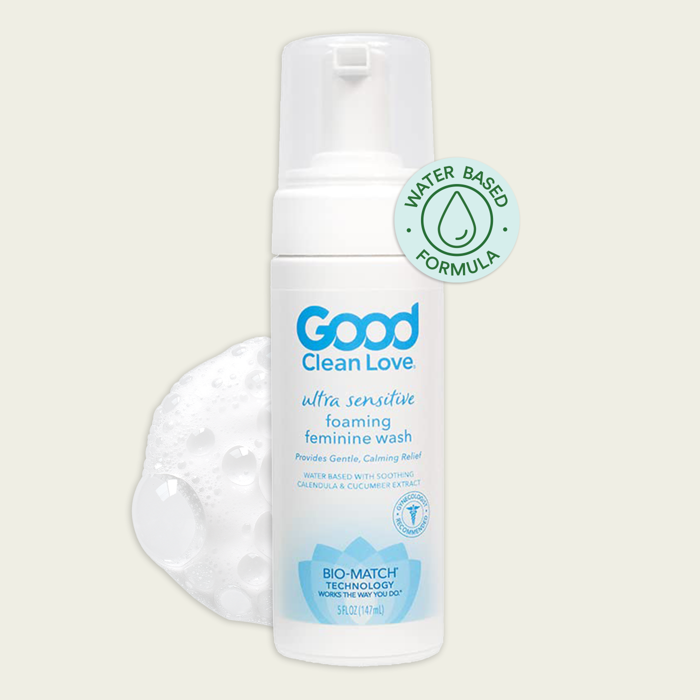 Ultra Sensitive Foaming Feminine Wash | Good Clean Love